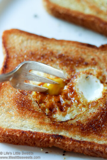 Egg-in-a-Hole Toast Recipe - Life's Little Sweets