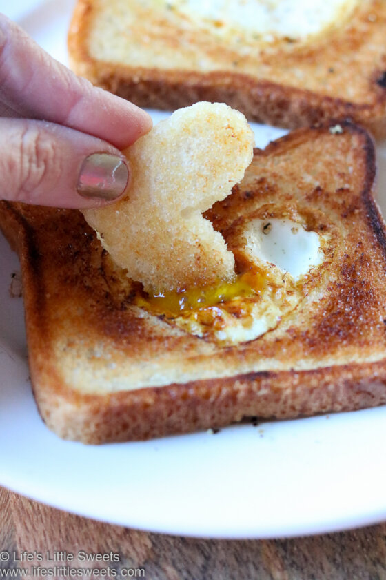 Egg-in-a-Hole Toast Recipe - Life's Little Sweets
