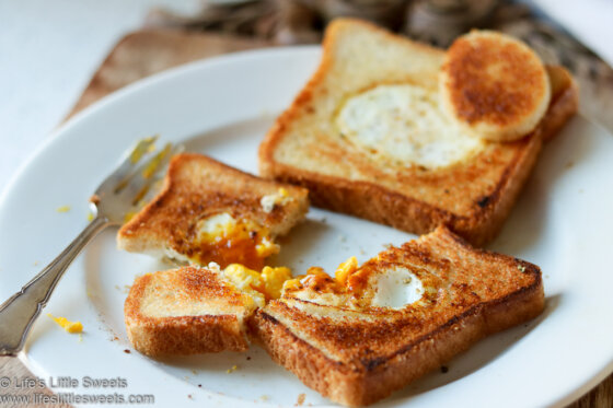 Egg-in-a-Hole Toast Recipe - Life's Little Sweets