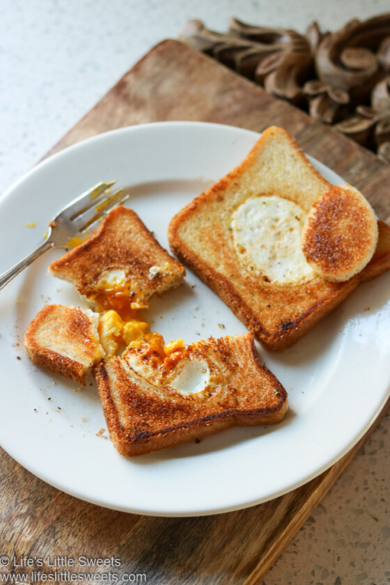 Egg-in-a-Hole Toast Recipe - Life's Little Sweets