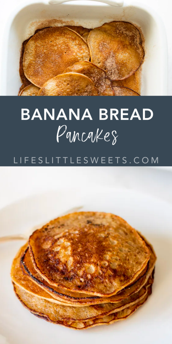 Banana Bread Pancakes Recipe - Life's Little Sweets