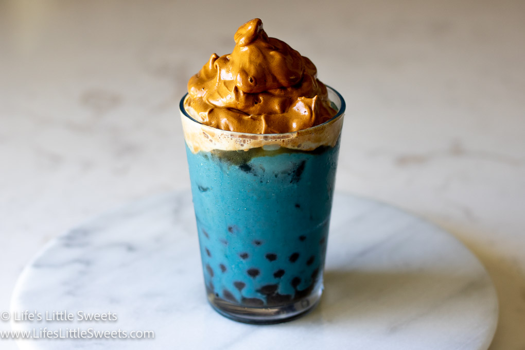 Pea Flower Bubble Milk Tea Whipped Coffee - Life's Little Sweets