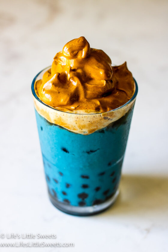 Pea Flower Bubble Milk Tea Whipped Coffee - Life's Little Sweets