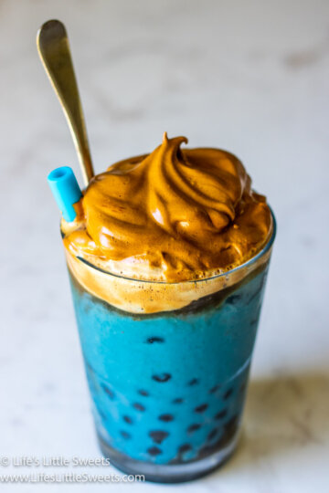 Pea Flower Bubble Milk Tea Whipped Coffee - Life's Little Sweets