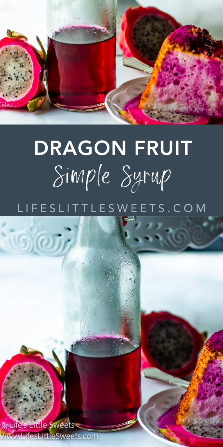 Dragon Fruit Simple Syrup - Life's Little Sweets
