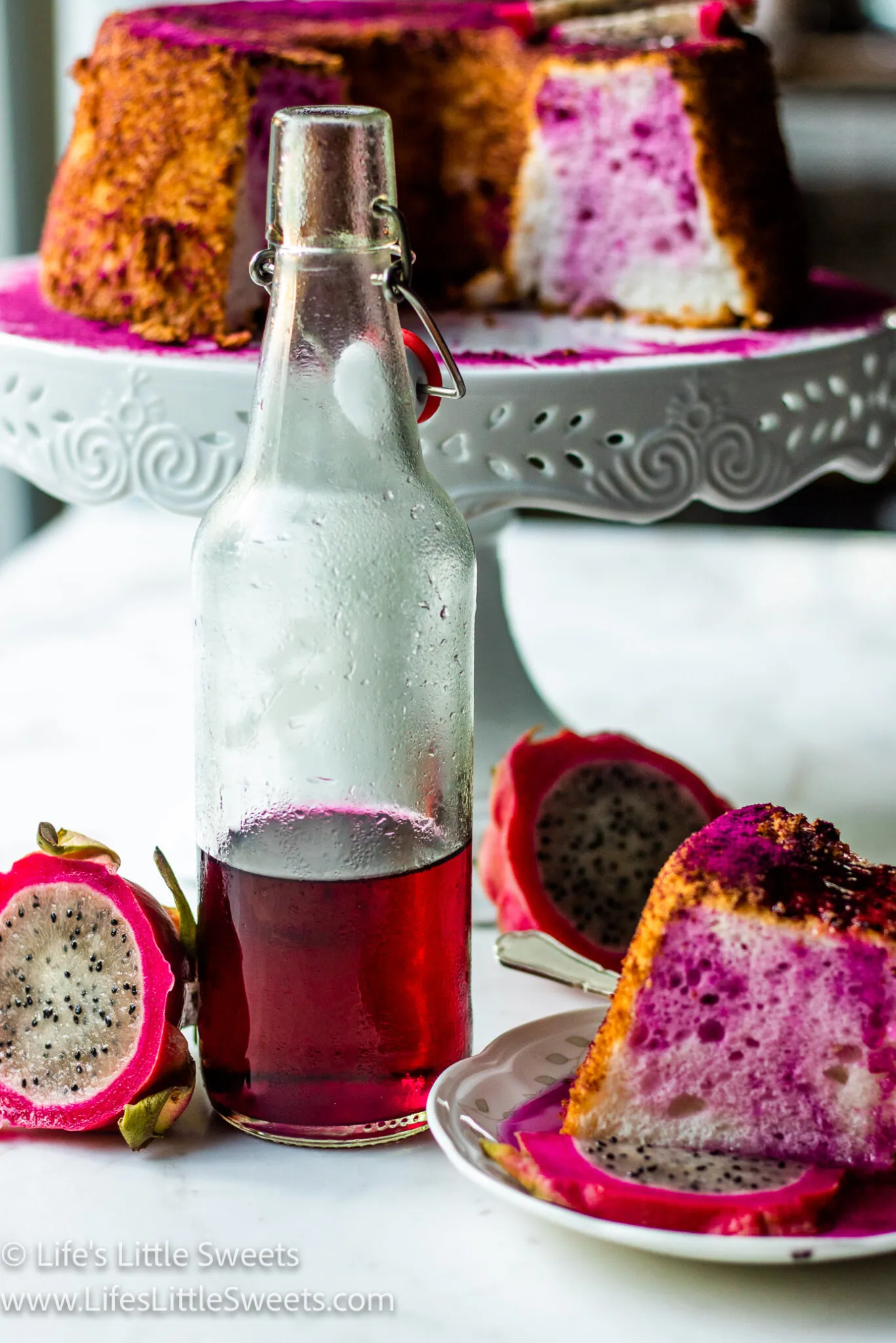 Dragon Fruit Simple Syrup - Life's Little Sweets
