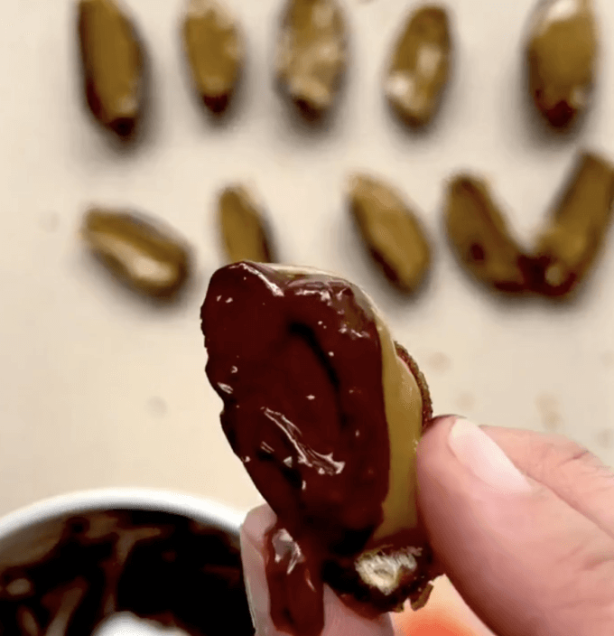 Frozen Stuffed Dates - Life's Little Sweets