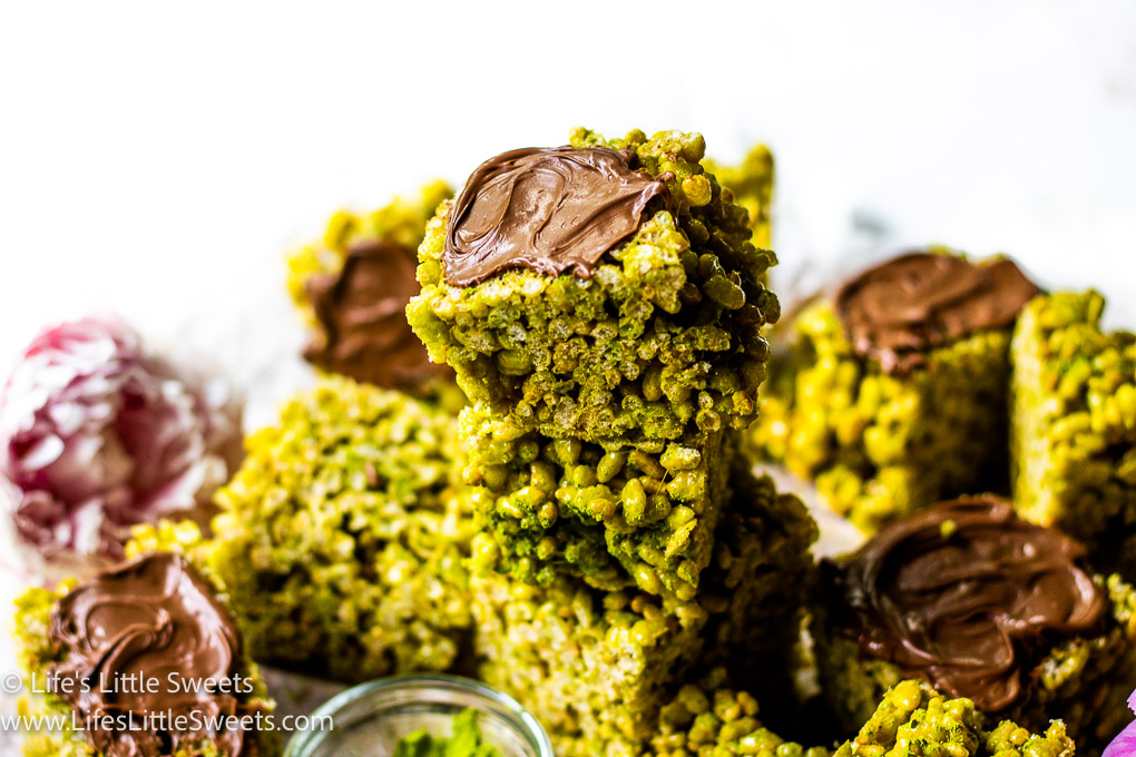Matcha Rice Krispie Treats - Life's Little Sweets