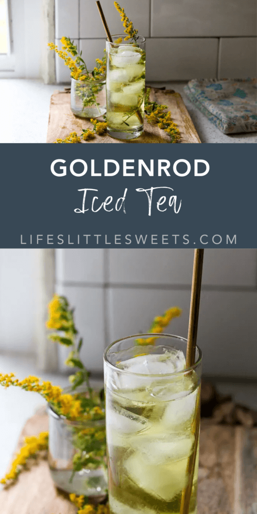 Goldenrod Iced Tea (Edible Flowers, Summer) - Life's Little Sweets