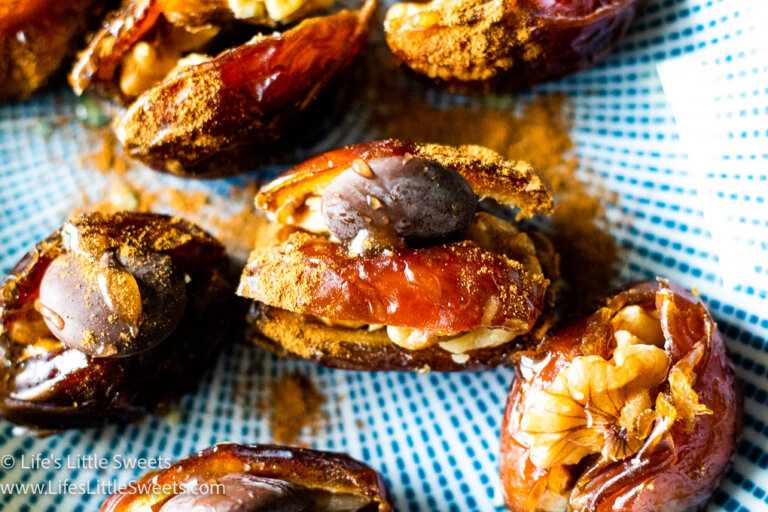 Walnut Stuffed Dates - Life's Little Sweets