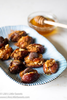 Walnut Stuffed Dates - Life's Little Sweets