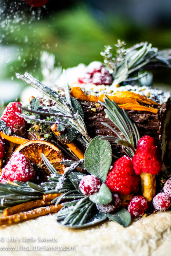 Easy Yule Log Recipe (Bûche de Noël) - Life's Little Sweets