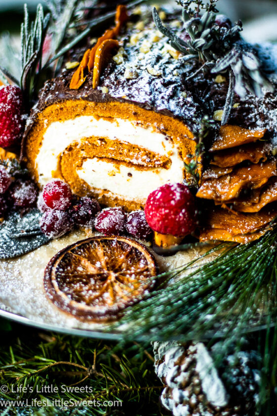 Easy Yule Log Recipe (Bûche de Noël) - Life's Little Sweets