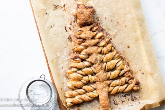 Nutella Puff Pastry Christmas Tree - Life's Little Sweets