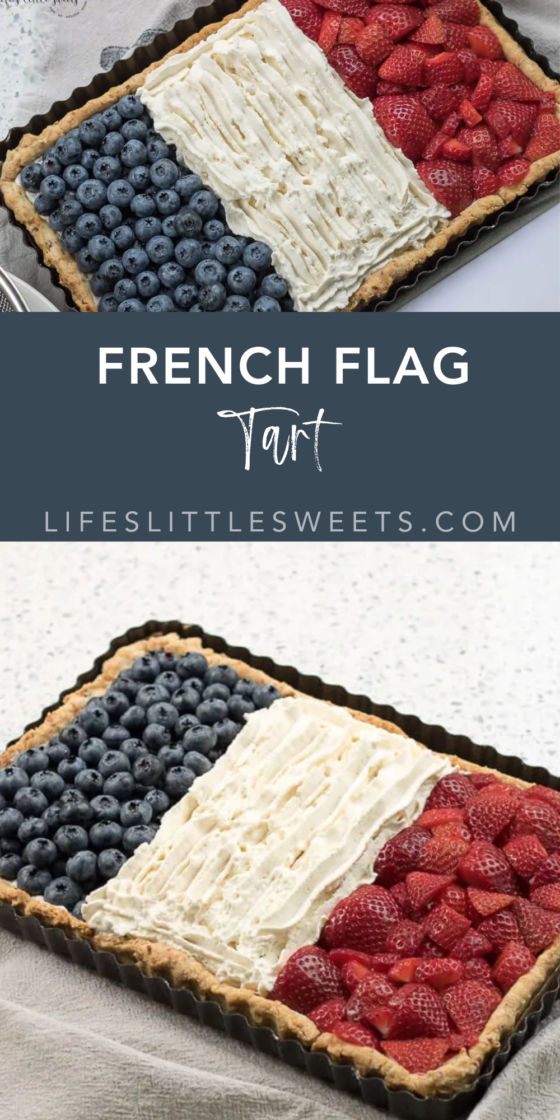 French Flag Tart (Chocolate Ganache, Whipped Cream, Berries) - Life's ...