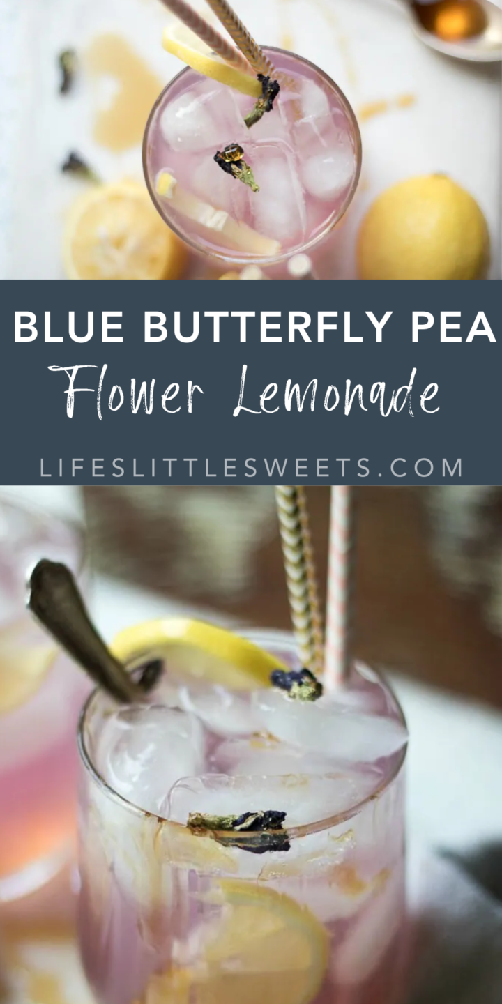 Blue Butterfly Pea Flower Lemonade - Life's Little Sweets