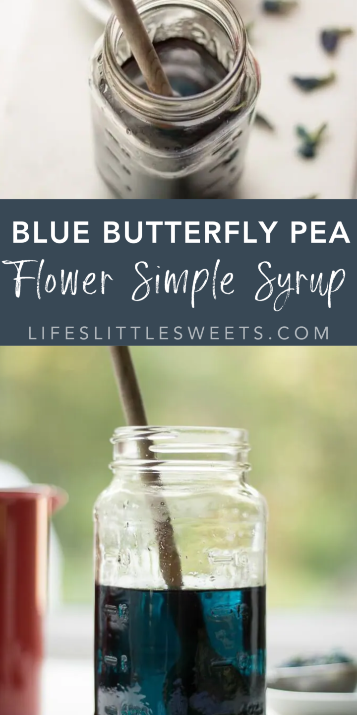 Blue Butterfly Pea Flower Simple Syrup - Galaxy Simple Syrup - Life's ...