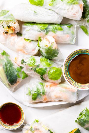 Fresh Spring Rolls - Life's Little Sweets