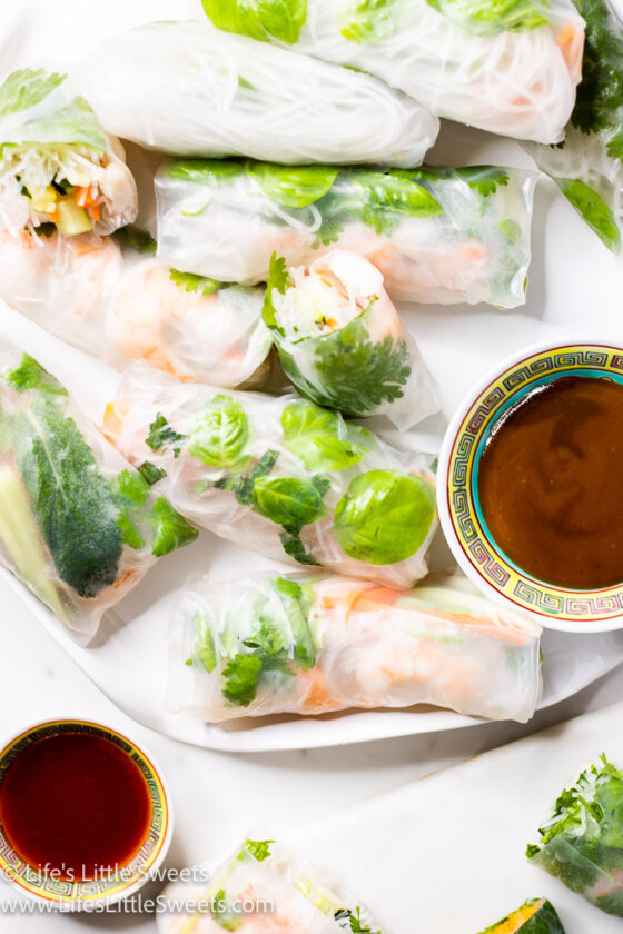 Fresh Spring Rolls - Life's Little Sweets