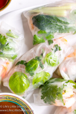 Fresh Spring Rolls - Life's Little Sweets