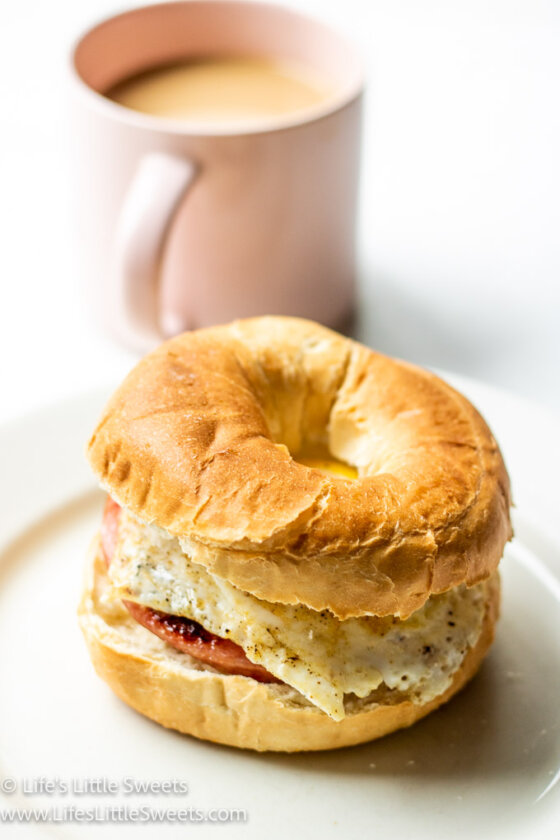 Pork Roll Bagel - Life's Little Sweets