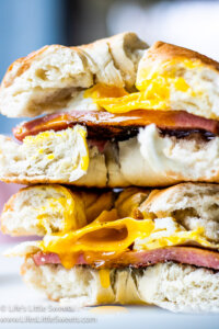 Pork Roll Bagel - Life's Little Sweets