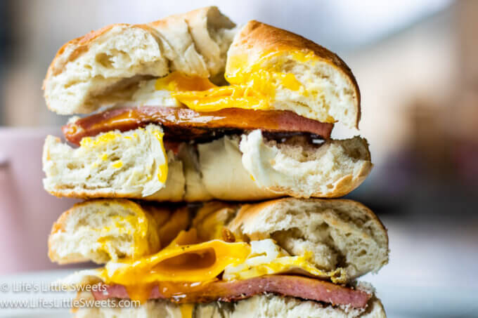 Pork Roll Bagel - Life's Little Sweets