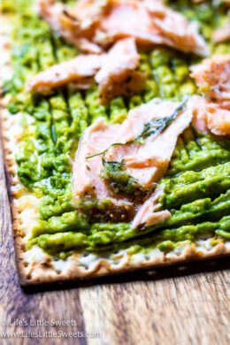 Salmon Avocado Matzo Toast - Life's Little Sweets