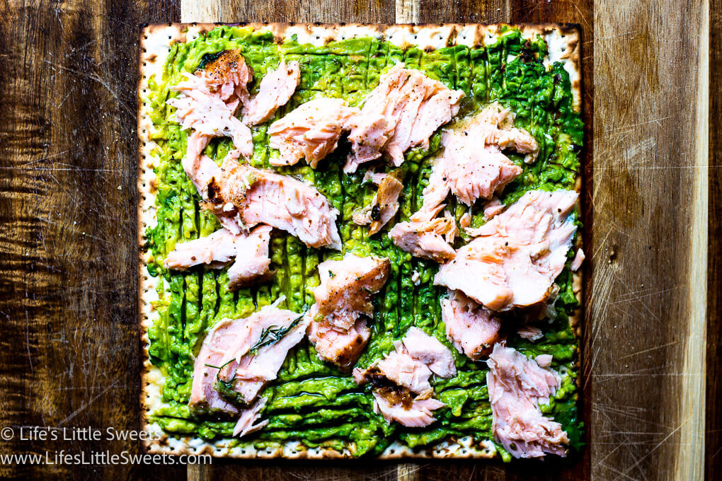 Salmon Avocado Matzo Toast - Life's Little Sweets