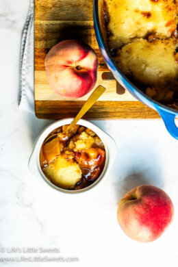 Peach Slump Recipe (How to Make a Peach Slump) - Life's Little Sweets