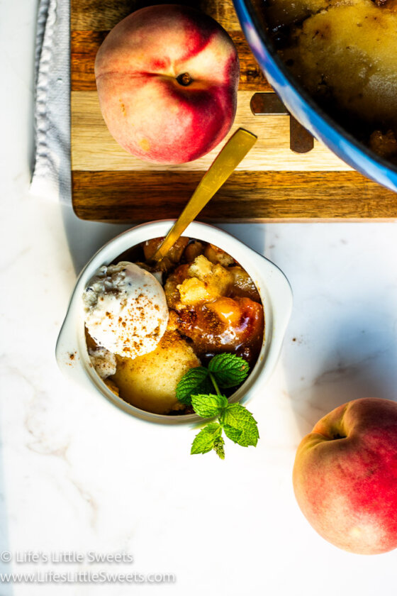 Peach Slump Recipe (How to Make a Peach Slump) - Life's Little Sweets