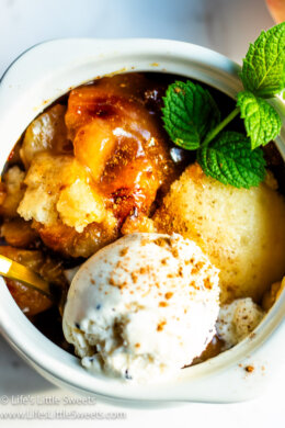 Peach Slump Recipe (How to Make a Peach Slump) - Life's Little Sweets