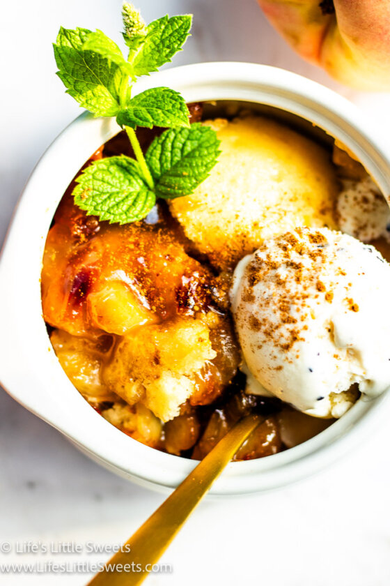 Peach Slump Recipe (How to Make a Peach Slump) - Life's Little Sweets