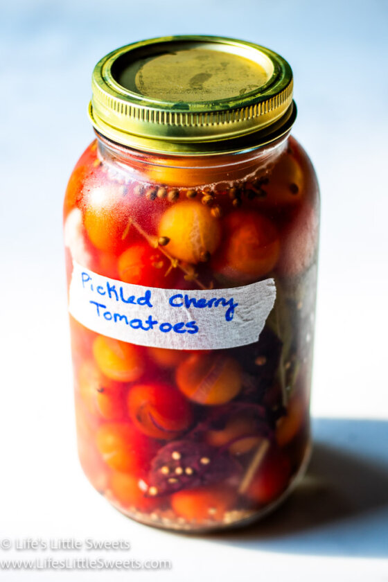 Pickled Tomatoes Recipe - Life's Little Sweets