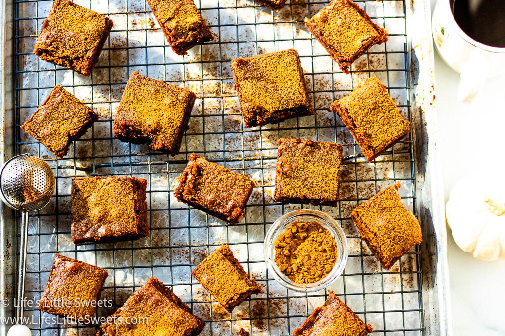 Pumpkin Spice Brownies Recipe - Life's Little Sweets